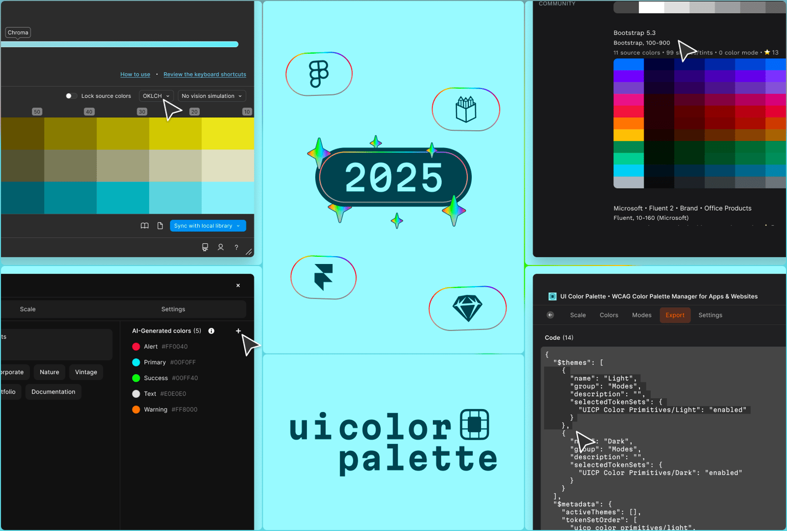 UI Color Palette /one・WCAG Color Palette Manager for Apps & Websites